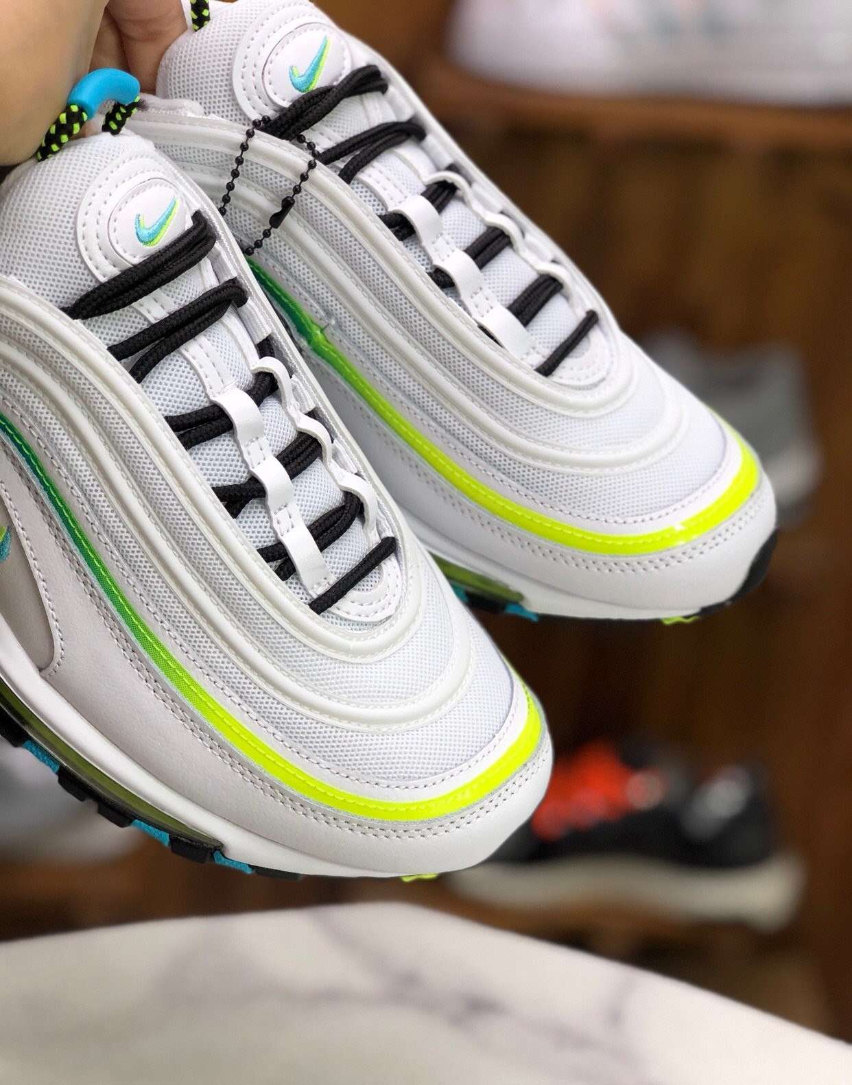 Official genuine Nike AIR MAX 97 air cushion sports shoes Casual Men's ...