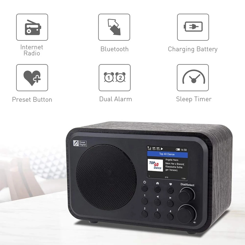 Internet Radio Receiver Wifi WR-336N Portable Digital Radio with ...