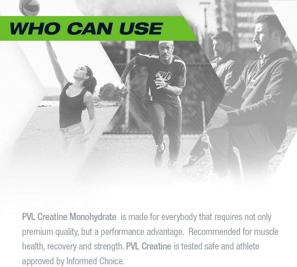 PVL 100% Pure Creatine คลีเอทีน การันตีของแท้ ช่วยเพิ่มระดับพลังงาน และ ...