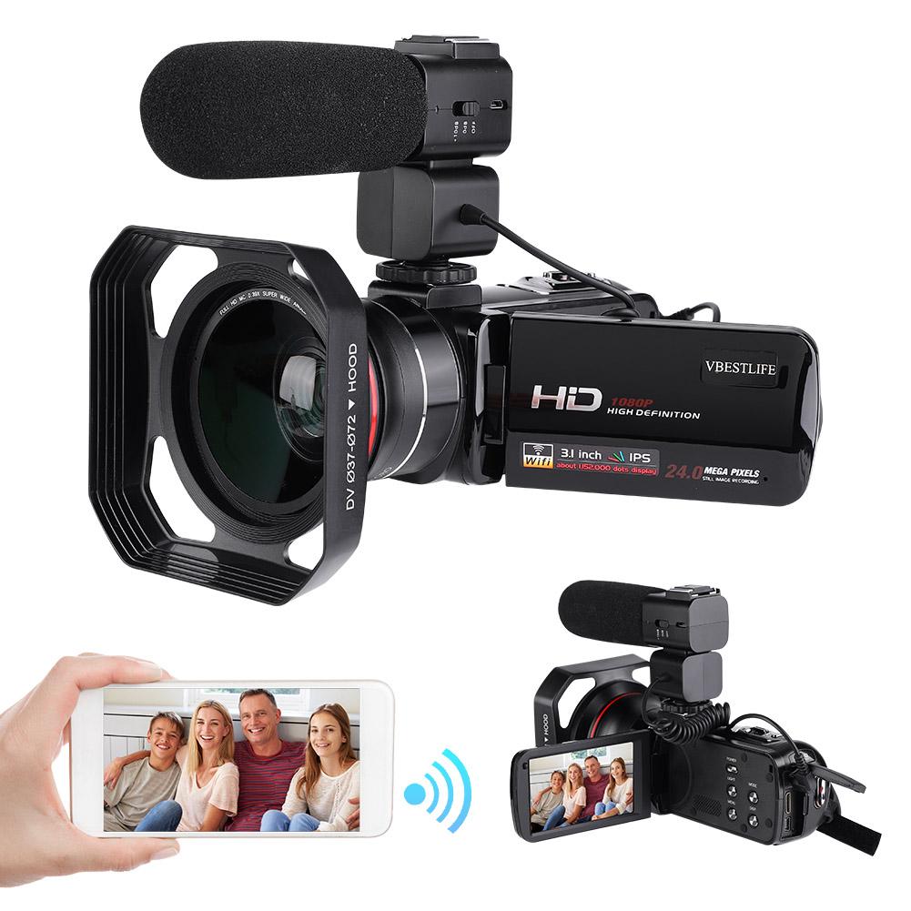 VIDEO HDV-Z20 3.0 in IPS Screen WIFI 16x Digital Zoom 1080P Digital ...