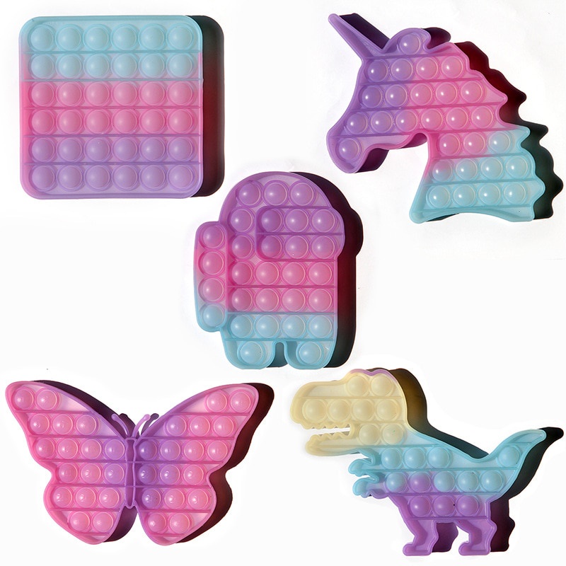 เปลี่ยนสี Rainbow Pop It Fidget ของเล่น เปลี่ยนสีของเล่นเพื่อการศึกษา ...