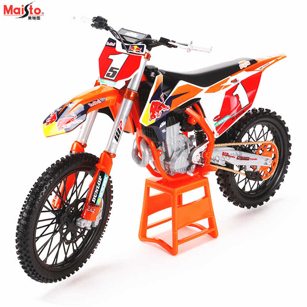 Maisto KTM 450 SX-F Red Bull Factory Edition Jeffrey Herlings Large 16 ...