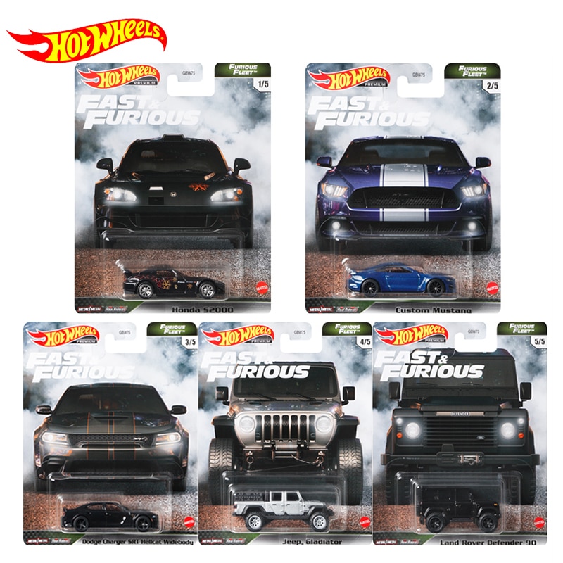 Original Hot Wheels Speed Car Toys Black Fast and Furious Gifts Set ...