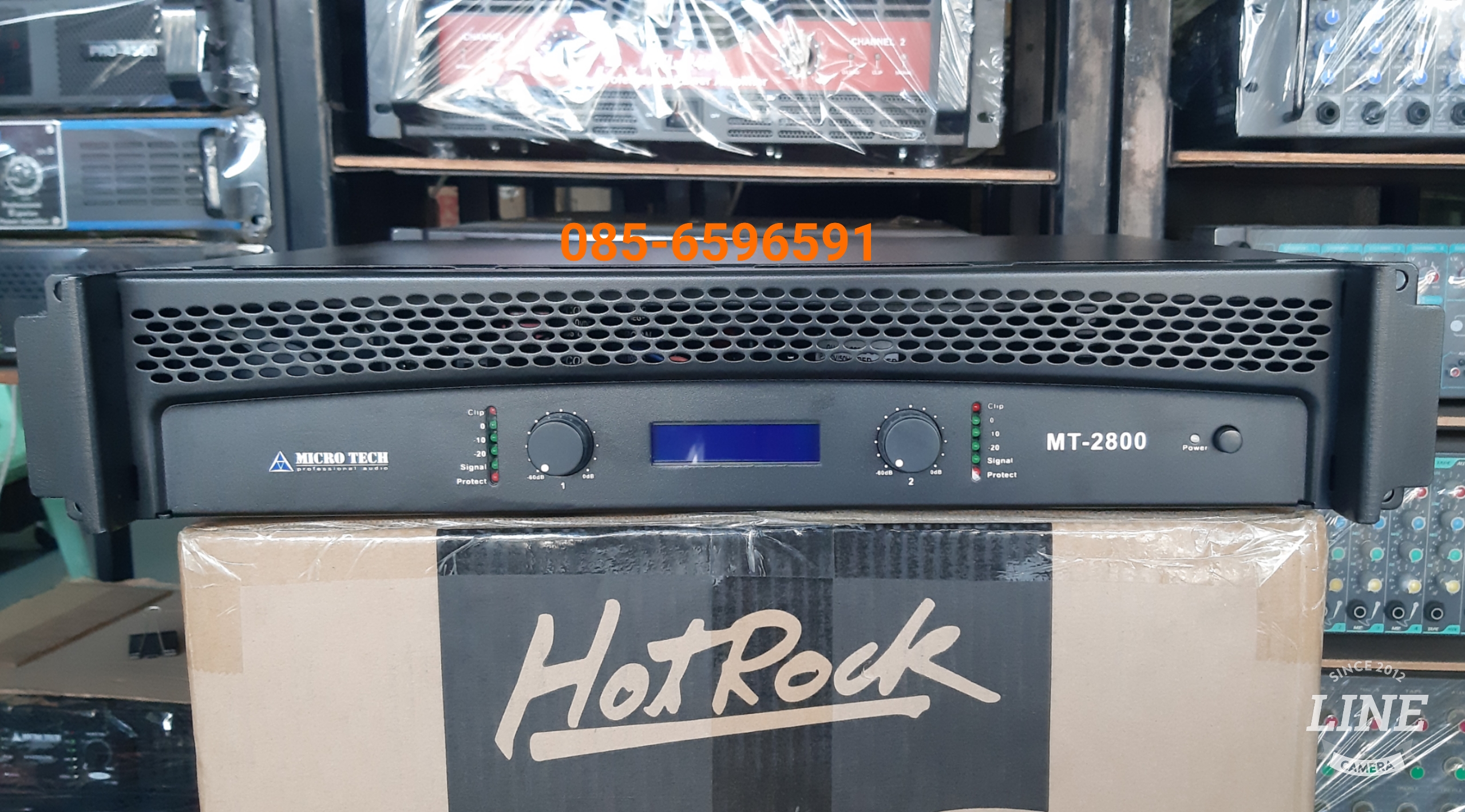 แอมป์ขยาย MICROTech MT-2800 หม้อแปลง มีครอสในตัว | Lazada.co.th