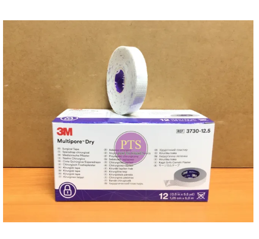 3M Multipore Dry Surgical Tape (เทปผ้าโพลีเอสเตอร์แบบทักถอ) (1 ม้วน) | Lazada.co.th