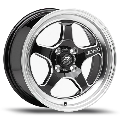 EmotionR Wheel W1R ขอบ 15x7.5 4รู100 ET35 สีBMSP ล้อแม็ก อีโมชั่นอาร์ ...