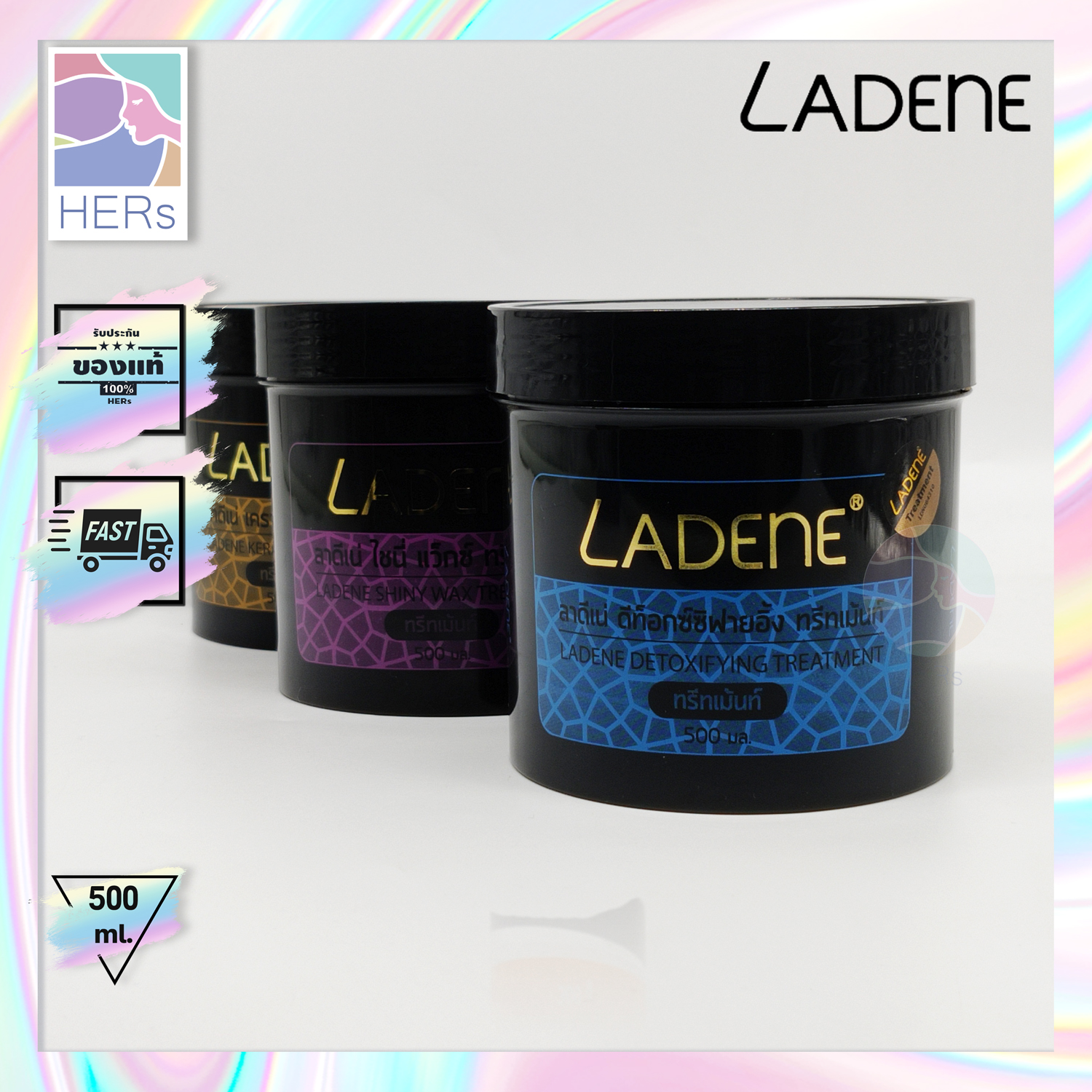 Ladene Treatment. ลาดีเน่ ทรีทเม้นท์ (500 มล.) มี 3 สูตร - HERs. - ThaiPick
