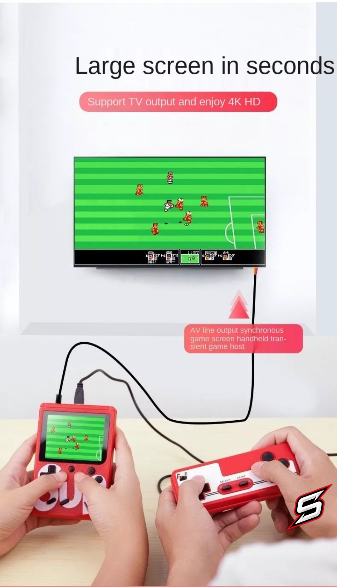 SUB GAME BOX 400 IN 1 PLUS 3.0 inch เครื่องเล่นเกมพกพา เกมบอย เกมคอนโซล ...