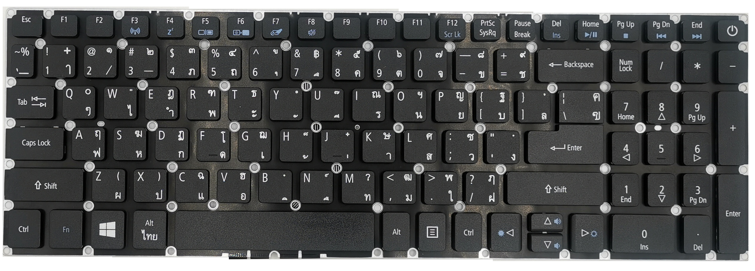 KEYBOARD คีย์บอร์ด ACER Aspire E5-573 E5-575 573TG V3-574 E5-553 V3-574G V3-575 V3-575G V3-575T ...