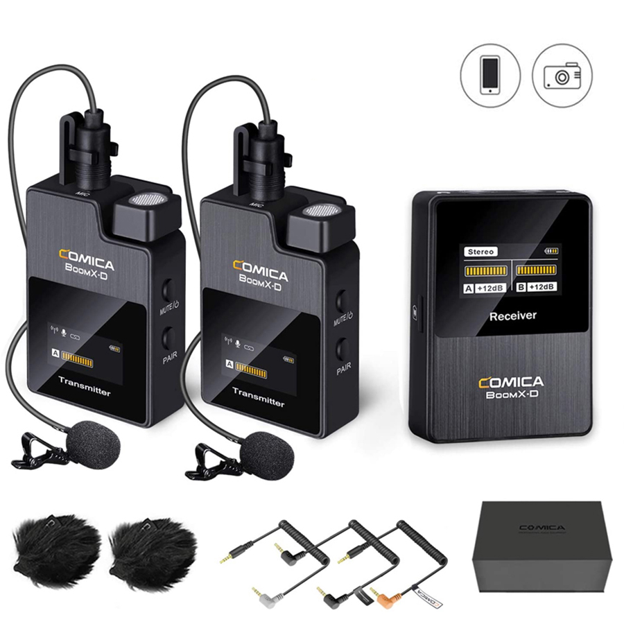 Comica BoomX-D (D2/D1) Wireless Microphone 2.4GHz ไมโครโฟนไร้สาย ใช้งาน ...