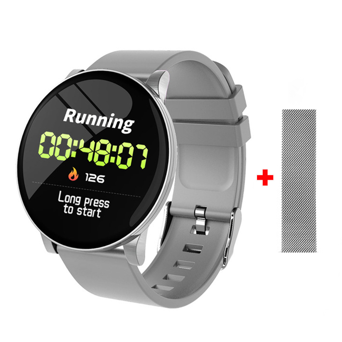 W8 Sport Smart Watch Bracelet Round Bluetooths Waterproof Male ...