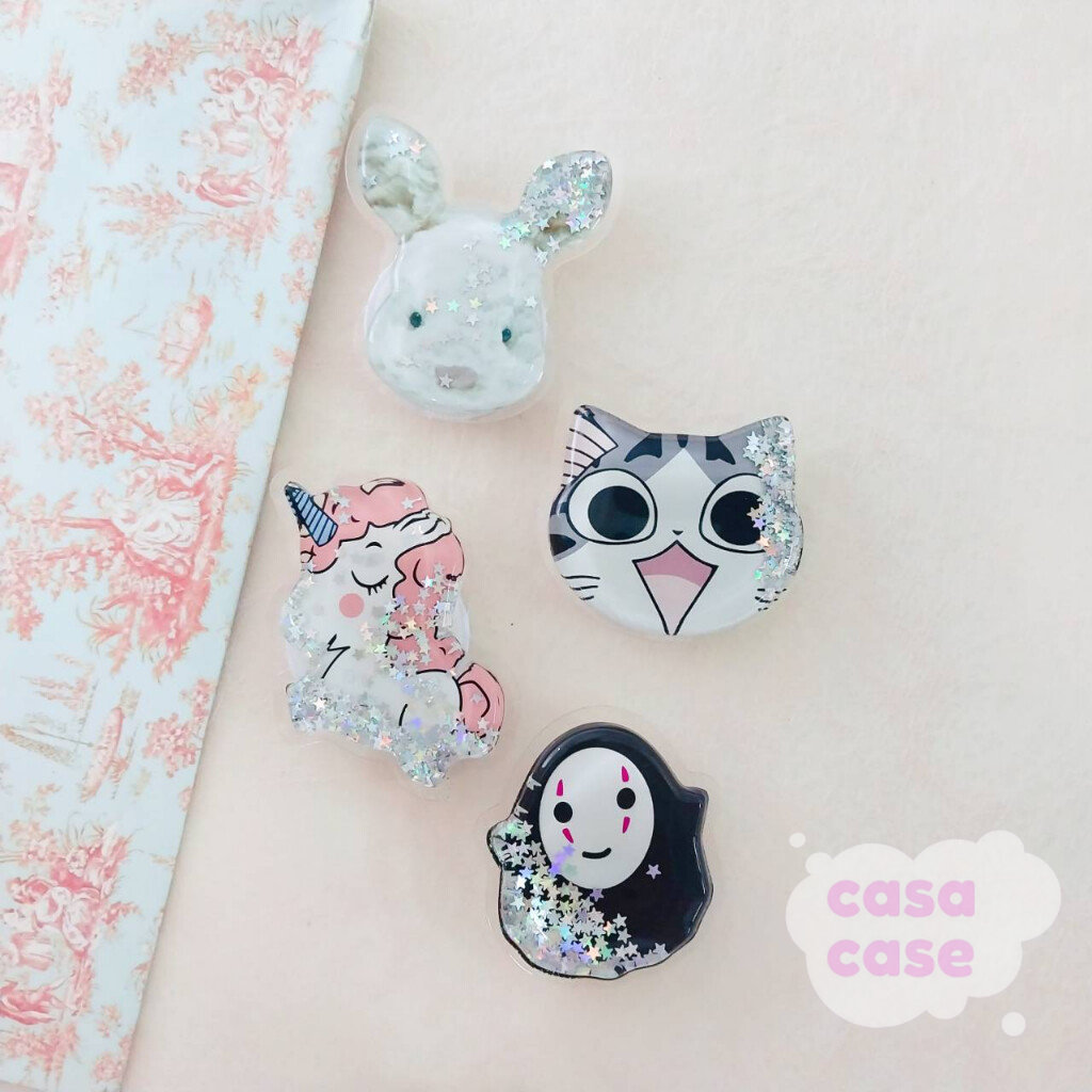 Griptok Liquid Unicorn popsocket การ์ตูนติดหลังมือถือ ที่ติดโทรศัพท์ ที่ติดหลังมือถือ กริบต็อก ...