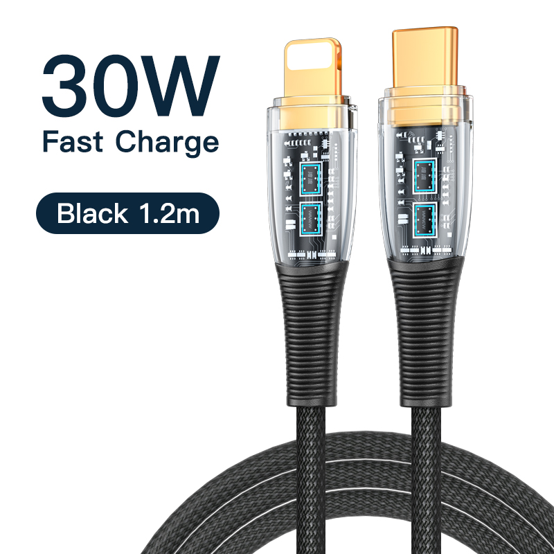 KUULAA 30W USB C ถึง Lightning Cable สำหรับ iPhone 14 13 pro max PD ...