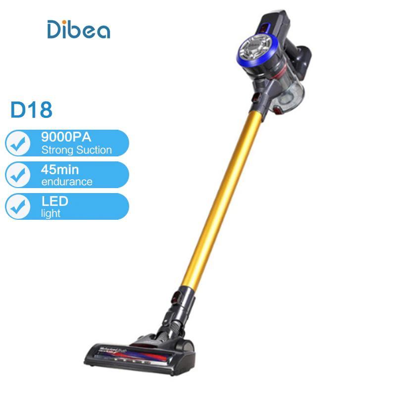 รุ่นไหนดี Dibea D18 Protable 2 In 1 Handheld Wireless Vacuum Cleaner เครื่องดูดฝุ่น แบบมือถือพกพา 2