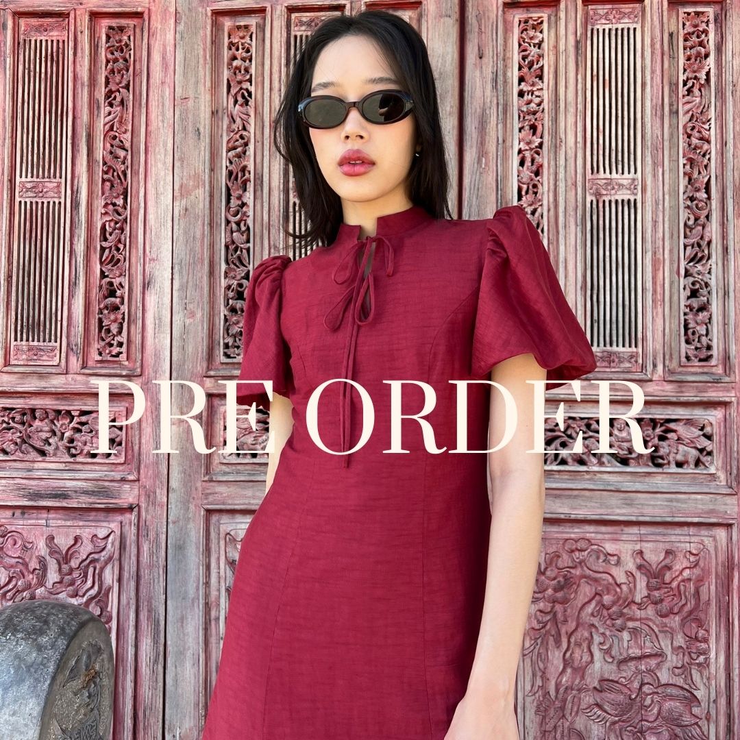Pre order สี Red พร้อมส่ง 19 Jan - MAVEOUTFITS เดรส รุ่น Shanghai Dress ...