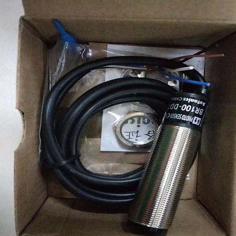 ถูกสุด!! BR100-DDT BR100DDT Photo sensor M18 ชนิด NPN ระยะจับ 10CM ไฟ12 ...