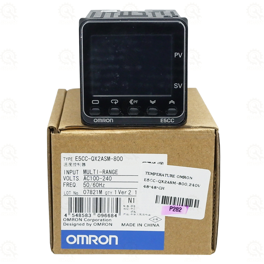 TEMPERATURE OMRON E5CC-QX2ASM-800,240V 48*48*CH - Joy Lucky Automation ...