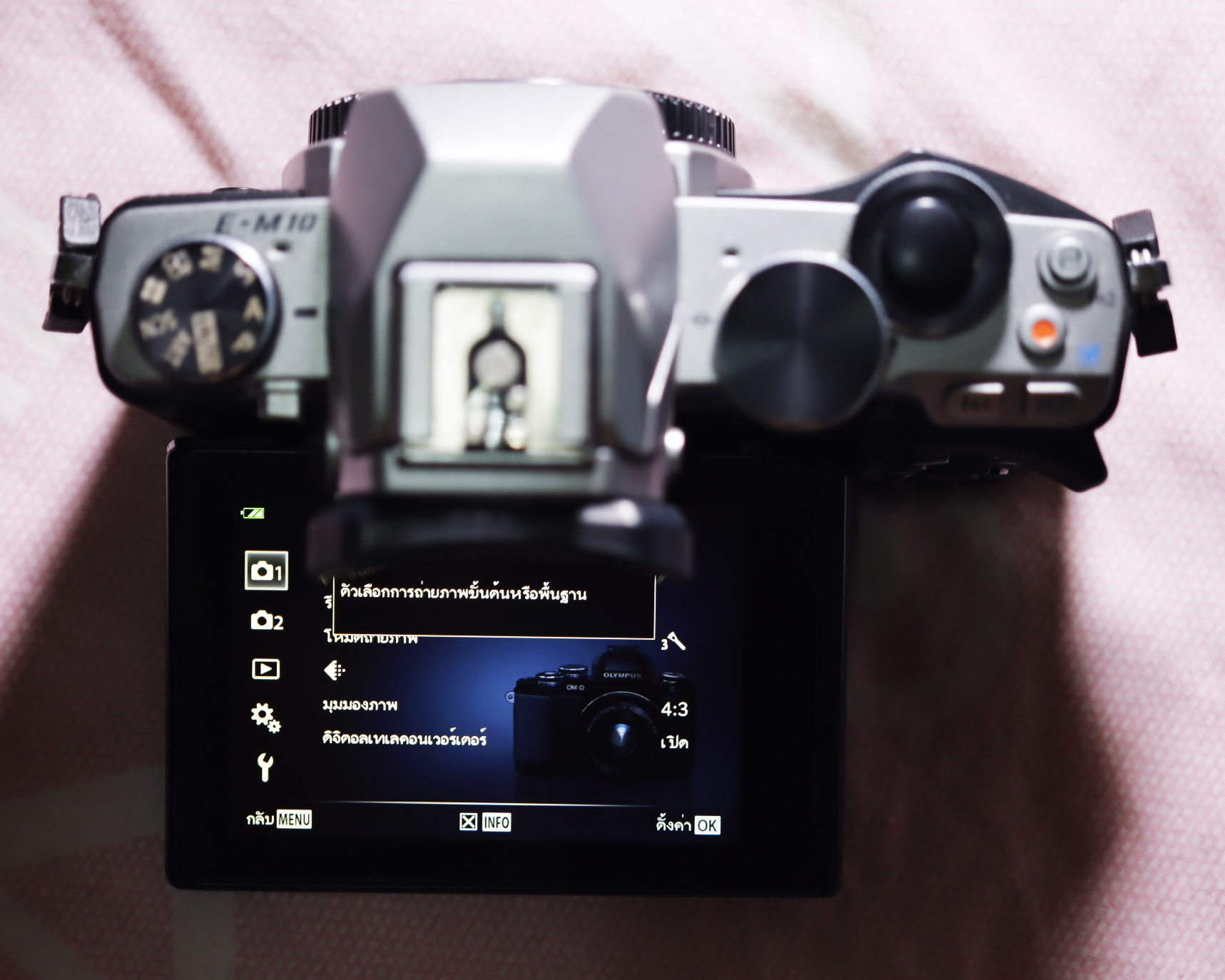 OLYMPUS OM-D E-M10 Black Silver Body ตัวกล้อง OMD EM-10 EM10 M10 - Nick's - ThaiPick