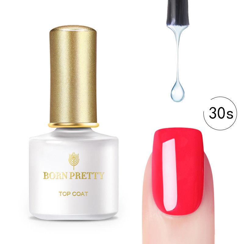 TOP Coat & BASE Coat Gel Born Pretty สีทาเล็บเจล ยาทาเล็บเจล ปริมาณ 6ml. - BFFbeauty - ThaiPick
