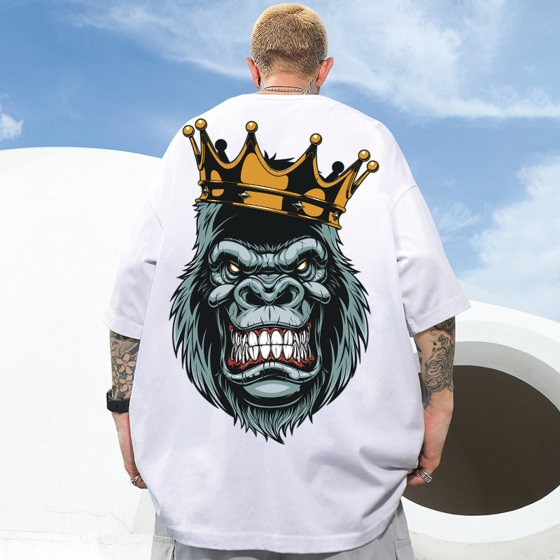 M-8XL เสื้อ oversize ชาย 2022 เทรนด์ใหม่การพิมพ์เสื้อยืดผู้ชายแฟชั่นหลวมขนาดบวกเสื้อคอกลมแขนสั้น ...