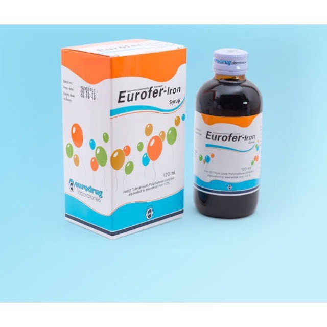 จัดโปรใหญ่ (( 1 ขวด )) Eurofer iron 60ml ขนาด 60 ml free delivery ...