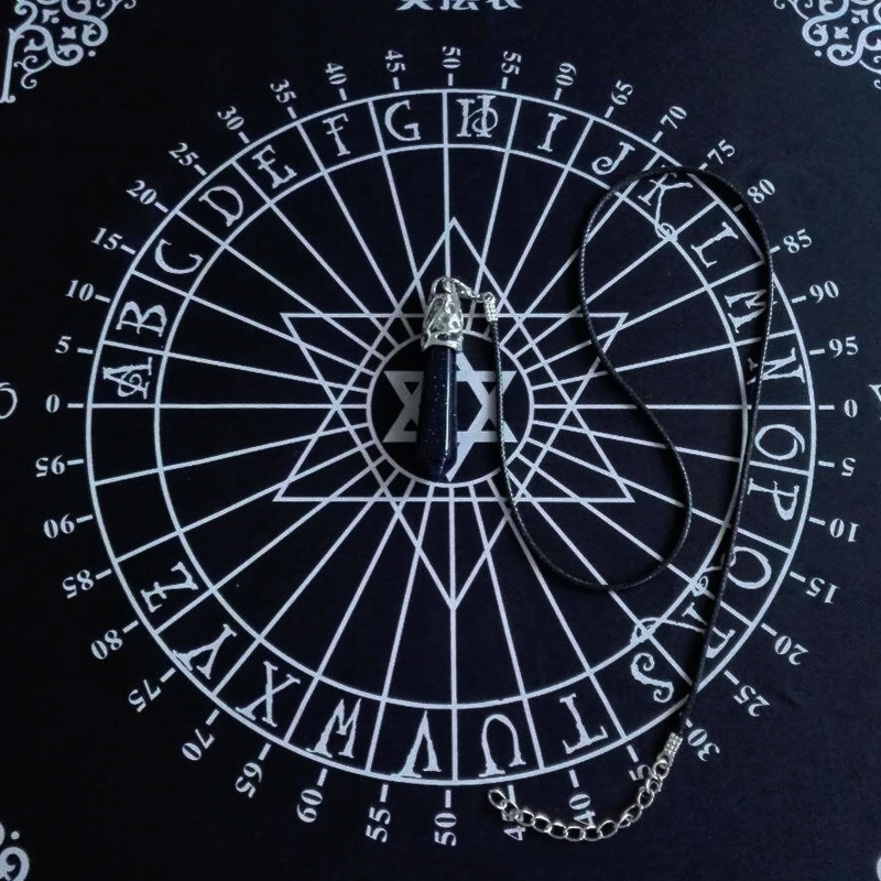 Tarot Tablecloth Divination Tarot Card Pad Pendulum Magic Pentacle ...