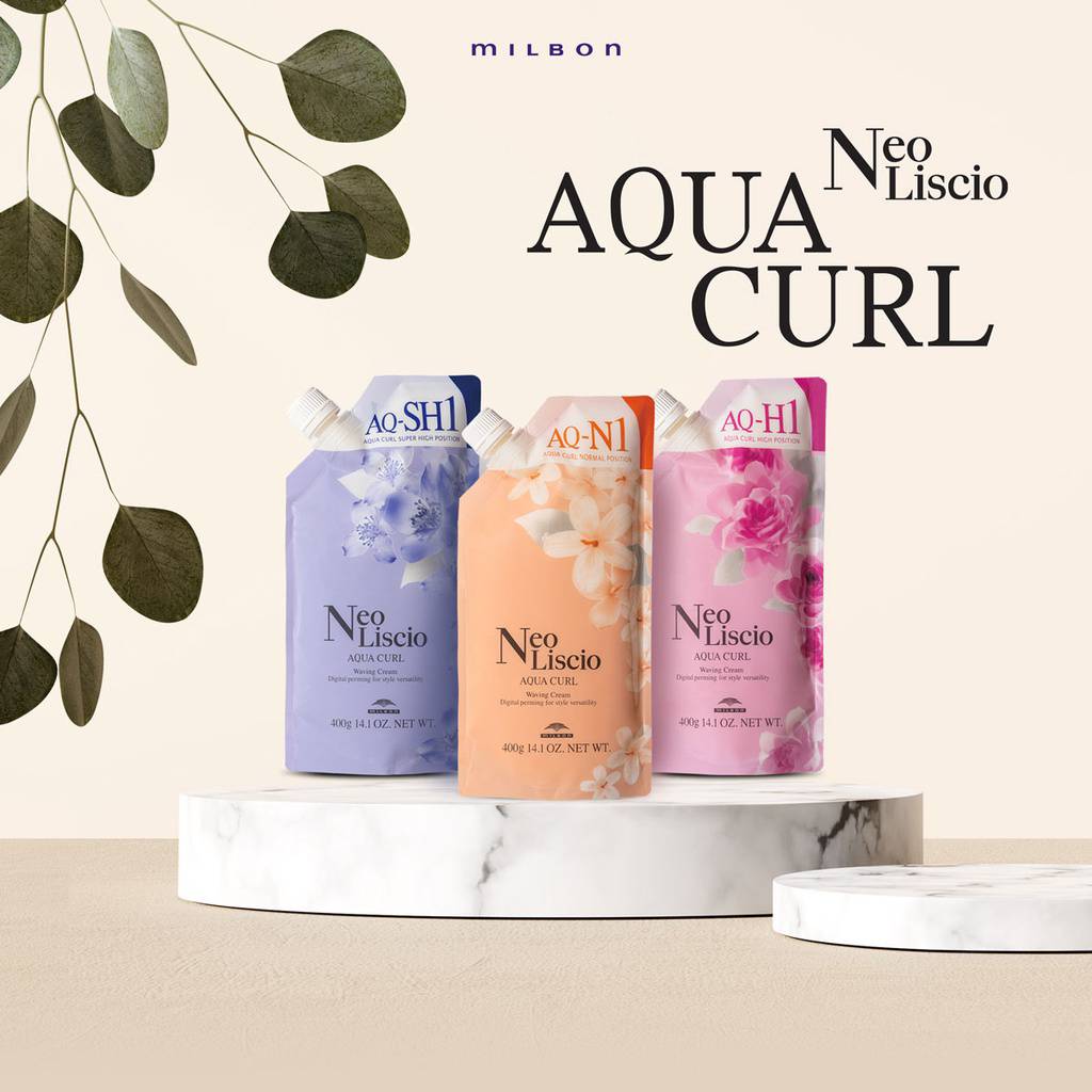 Milbon Prejume Liscio Atenje Neo Liscio Aqua Curl ยายืดผม ยาดัดผม น้ำยาดัดผม ยาโกรกผม - AVA Plus ...