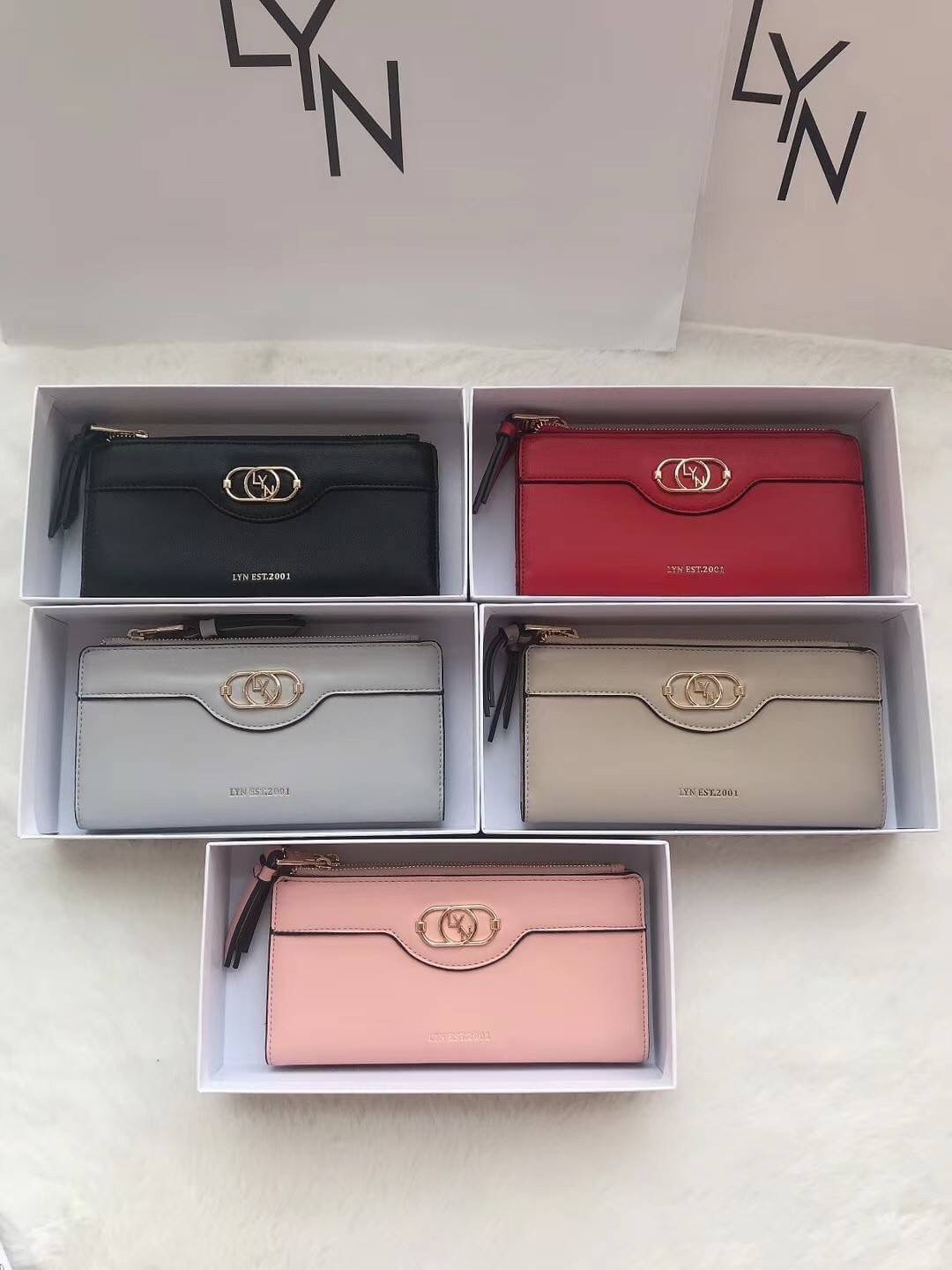 กระเป๋าสตางค์ กระเป๋าเงิน กระเป๋าตัง ใบยาว NEW LYN Wallet 2020 ของแท้ ...