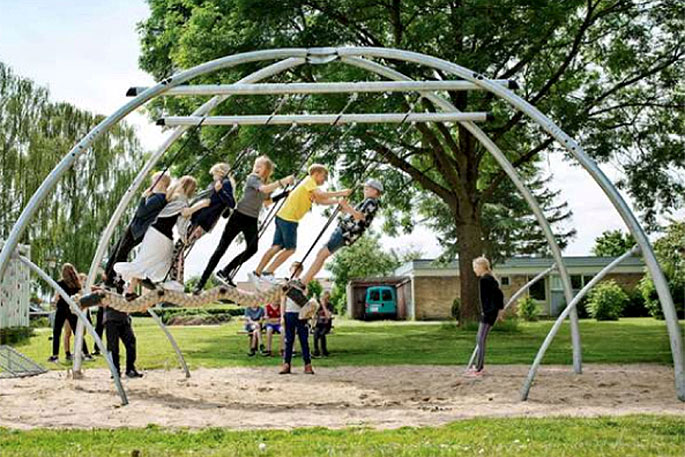 Pendulum Rope Swing ของเล่นสนามเด็กเล่น ชิงช้า - Maesot Commune and ...