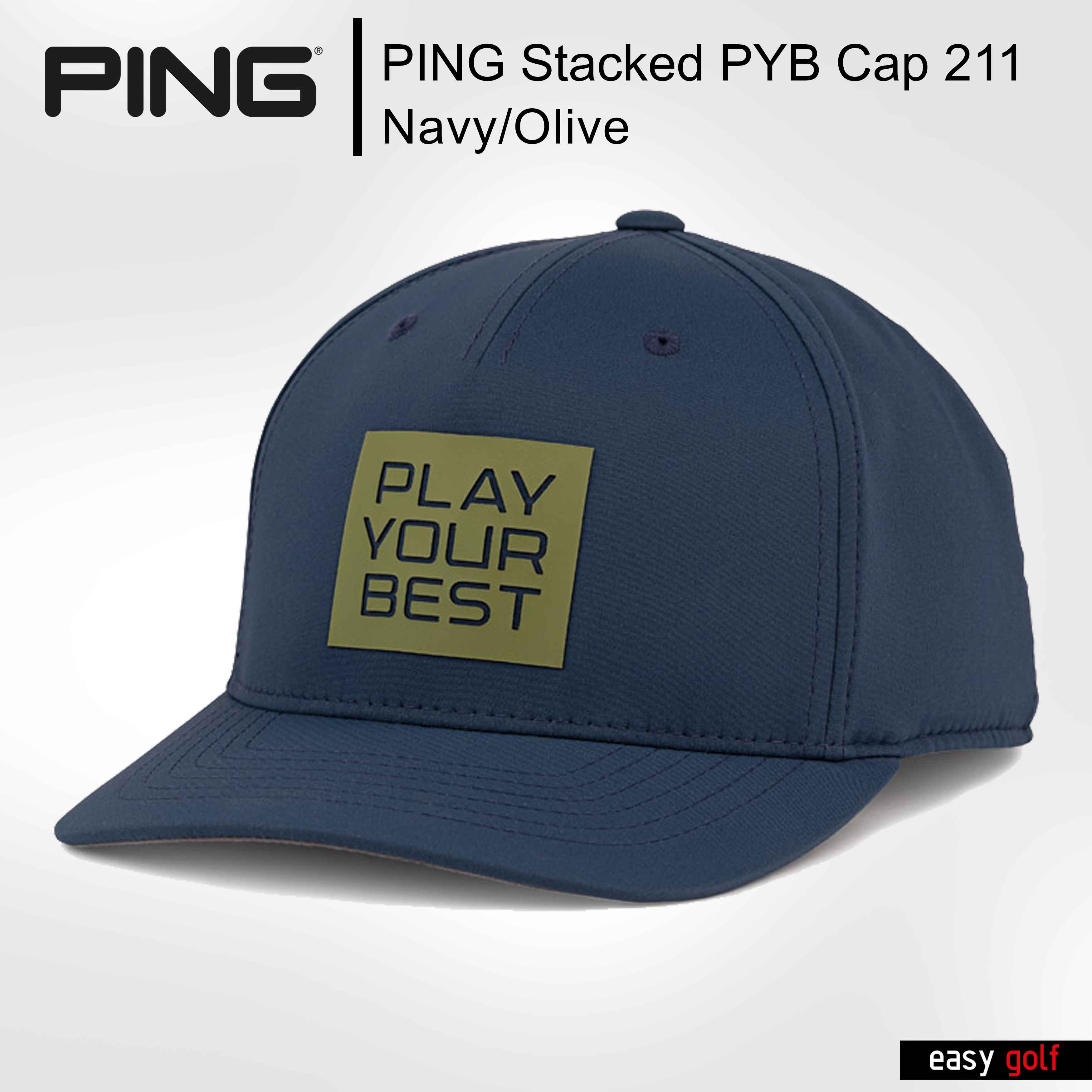 PING CAP STACKED PYB 211 PING CAP MEN หมวกกอล์ฟ หมวกกีฬาผู้ชาย | Lazada ...