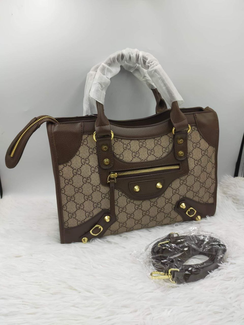 กระเป่าถือและสะพายข้าง G G ขนาด12นิ้ว - Lala Shop 1627735735 - ThaiPick