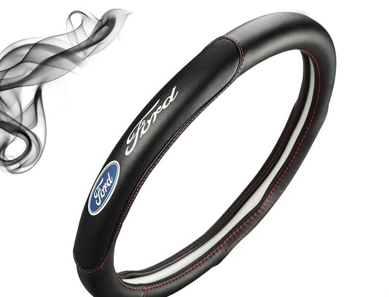 คุณภาพสูง ชุดหุ้มพวงมาลัยหนังแท้สำหรับฟอร์ดโฟกัสฟอร์ดโฟกัส Active ...