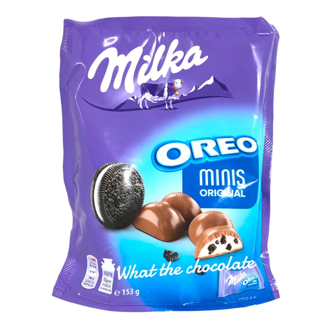 Milka Oreo Minis ช็อคโกแลตเคลือบไส้ครีมโอรีโอ้ - What the chocolate ...