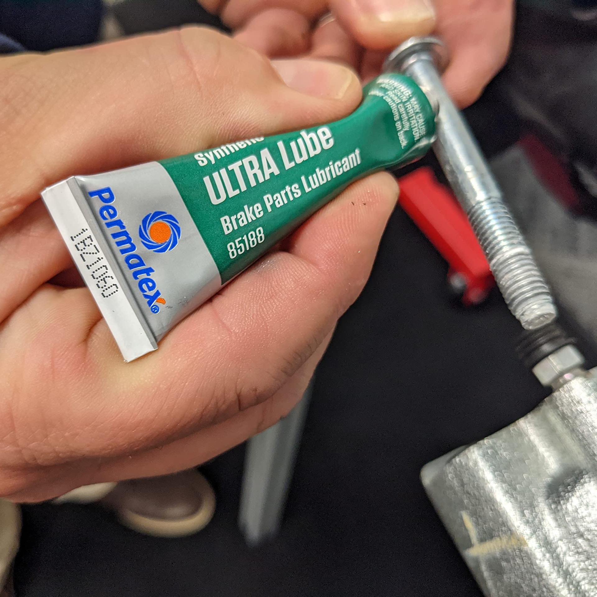 Permatex Synthetic Ultra Lube Brake Parts Lubricant จาระบีหล่อลื่น ...