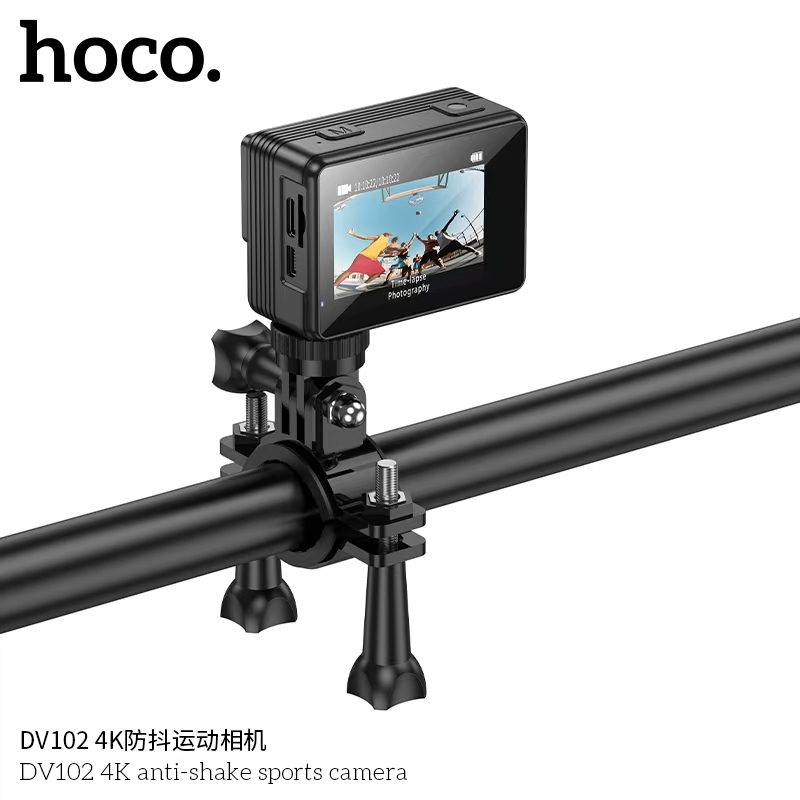 HOCO DV102 Sports camera สำหรับกีฬา คุณภาพ 2160P60fps กล้องกันน้ำลึก 30 ...