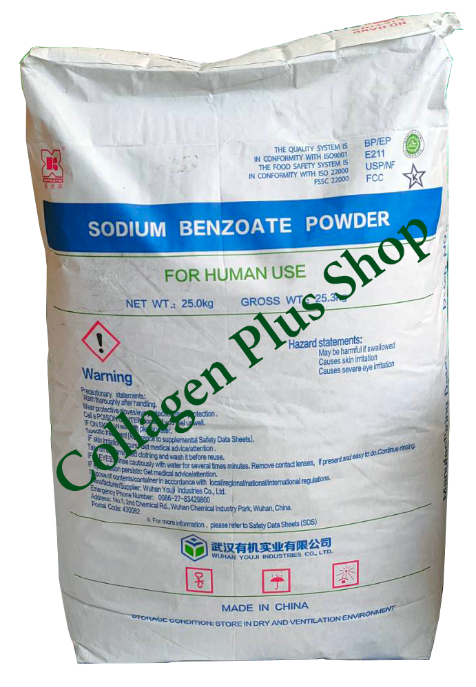Sodium Benzoate (โซเดียมเบนโซเอต) จีน (สารกันบูด ขนาด 25 กิโลกรัม ...