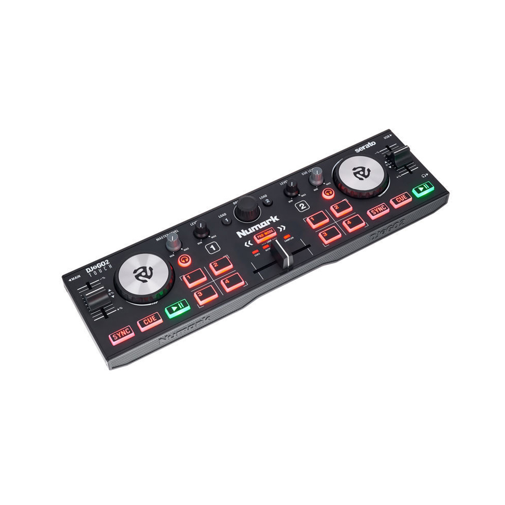 Numark DJ2GO2 Touch Pocket DJ Controller with Capacitive Touch Jog ...