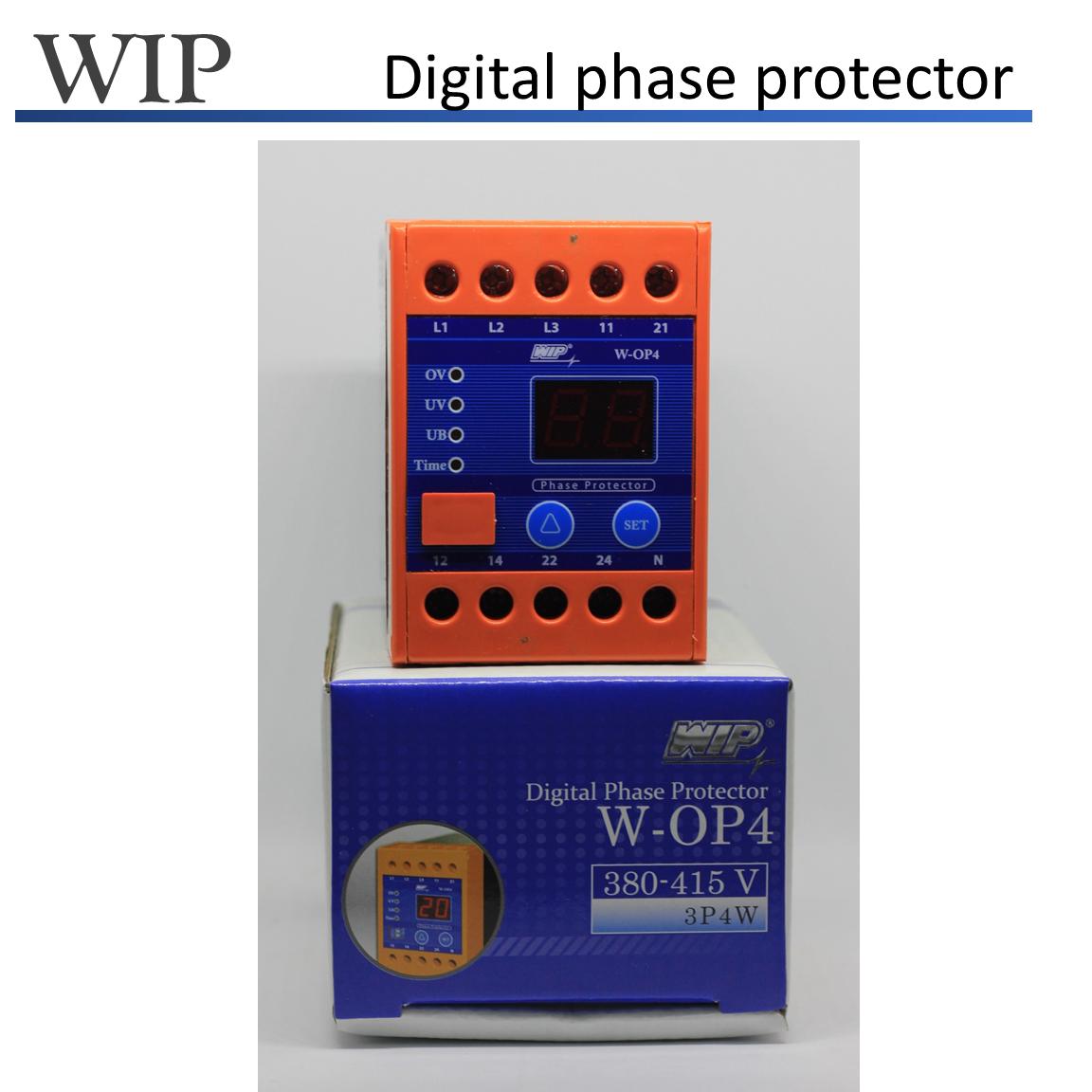 WIP PHASE PROTECTOR อุปกรณ์ป้องกันไฟตก-ไฟเกิน W-OP2 220VAC - T.ELECTRIC ...