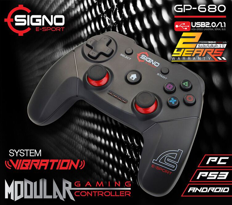 SIGNO E-Sport GP-680 MODULAR Gaming Controller - Touch Shop - ThaiPick