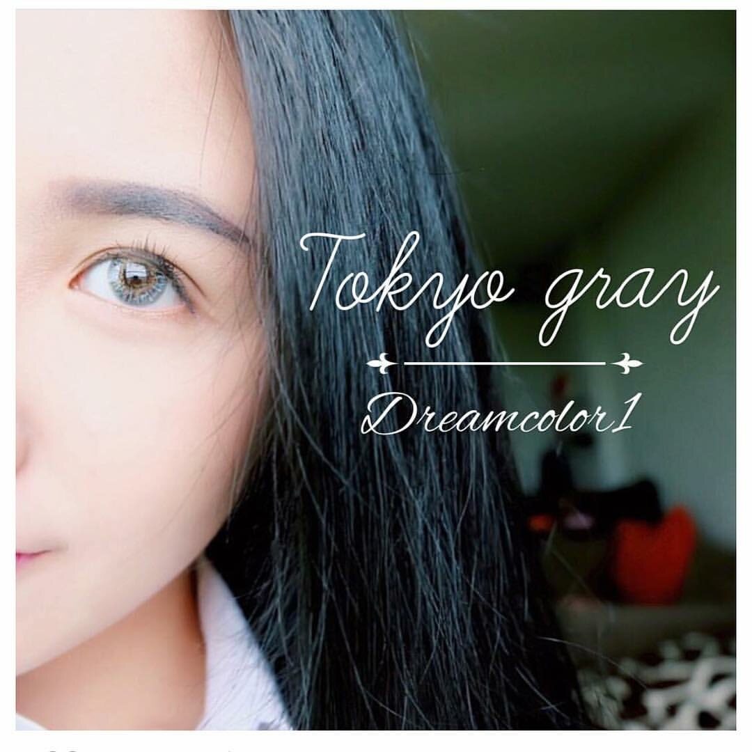คอนแทคเลนส์ยี่ห้อ Dream color1 รุ่น Tokyo Gray - WINKBIGEYES - ThaiPick