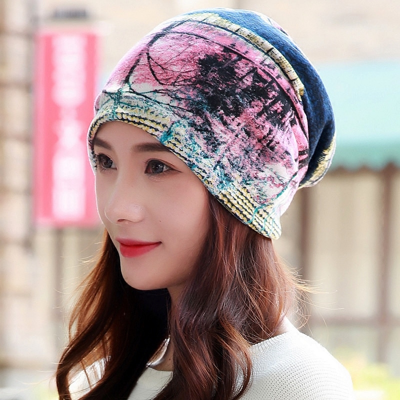 15 Colors Women Beanies Caps Spring Women Beanie Hat For Women Caps 3 Way To Wear Bonnet 3232111 ...