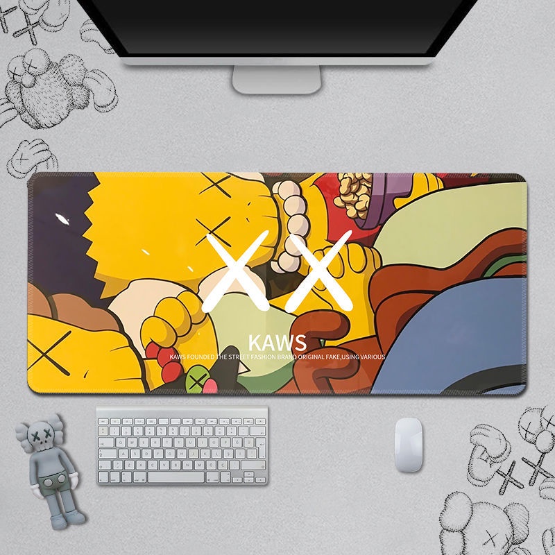 (Stock) Sesame Street KAWS Mouse Pad Super Large Computer Gaming ...