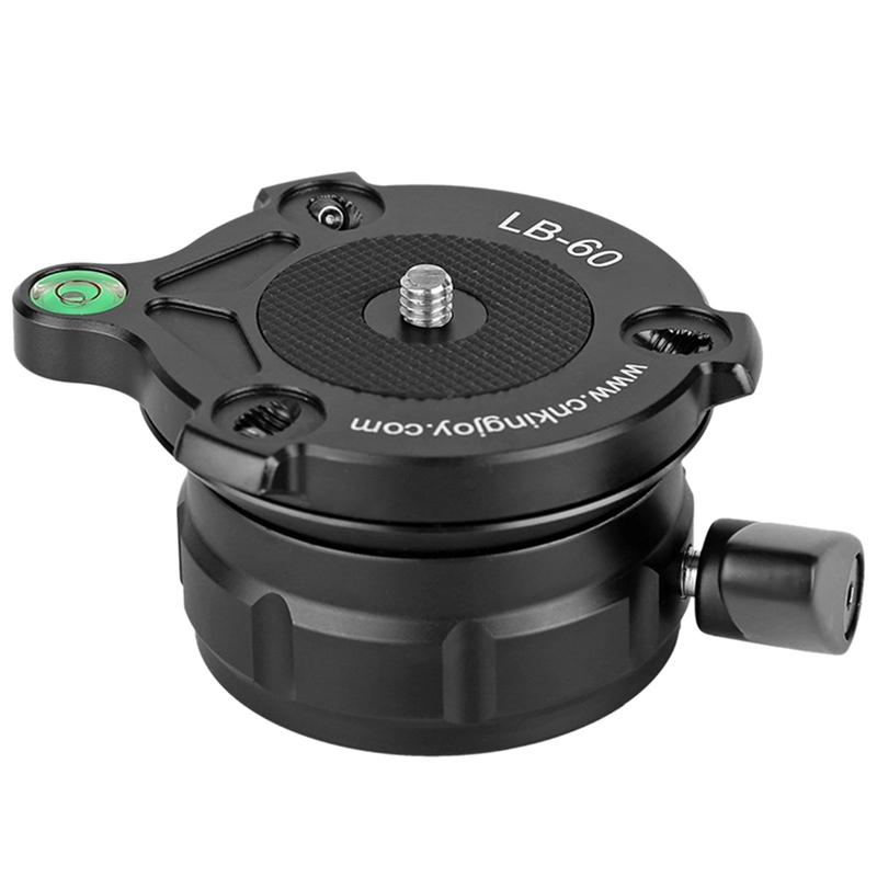 LB-60 Tripod Head Leveling Base Level Horizontal Adjustment Platform ...