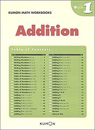 Kumon Math Addition : Grade 1 (Kumon Math Workbooks) (Workbook) สั่งเลย ...