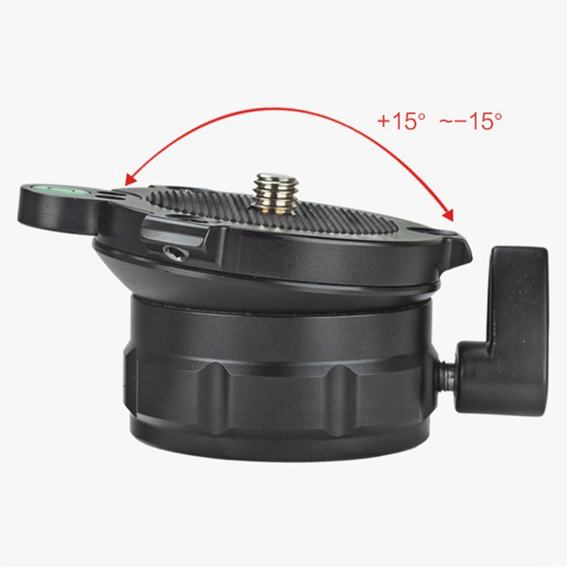 LB-60 Tripod Head Leveling Base Level Horizontal Adjustment Platform ...