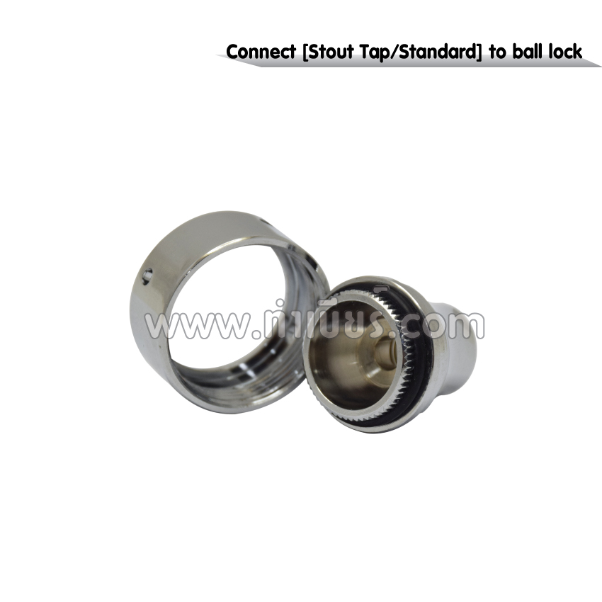 Connect [Stout Tap/Standard] to ball lock เกลียวต่อหัวก๊อกสเตาค์ (1ชิ้น ...