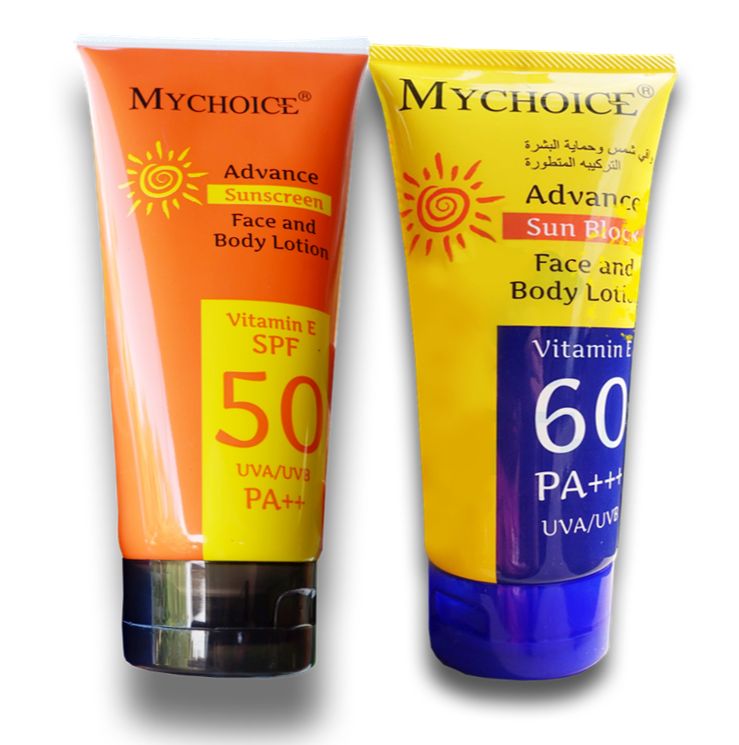 กันแดดมายช้อยส์ My Choice Sun Block SPF 60 PA ขนาด 150 ml - purple ...