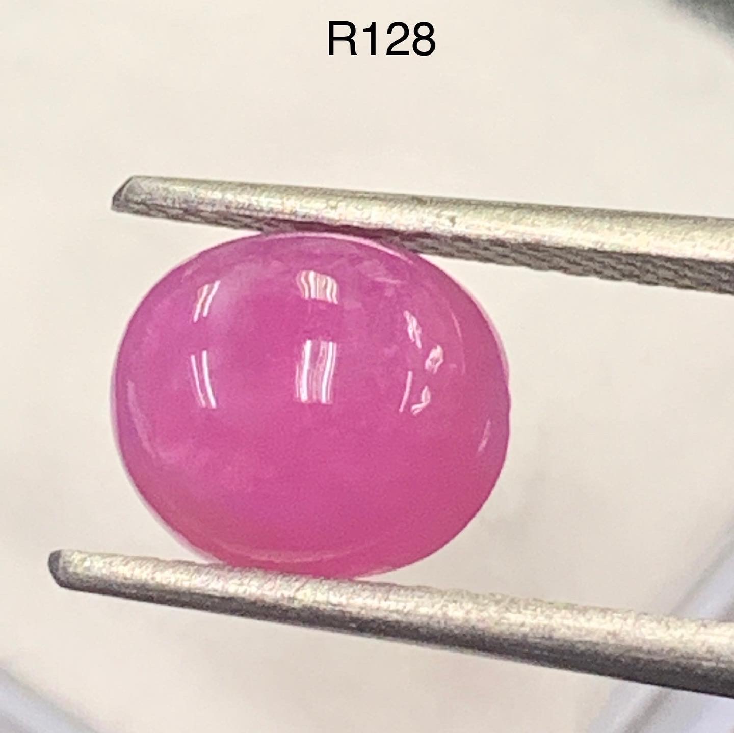 R128 พลอยทับทิม อาฟริกา เผาใหม่ จำนวน 1เม็ด นน 3.70 กะรัต ขนาด8.6x7.7x4.4 มิลลิเมตร - JJGemstone ...