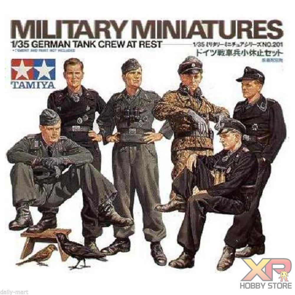 Tamiya 135 German Tank Crew at Rest Figure Set TA 35201 - XPHobbyStore ...