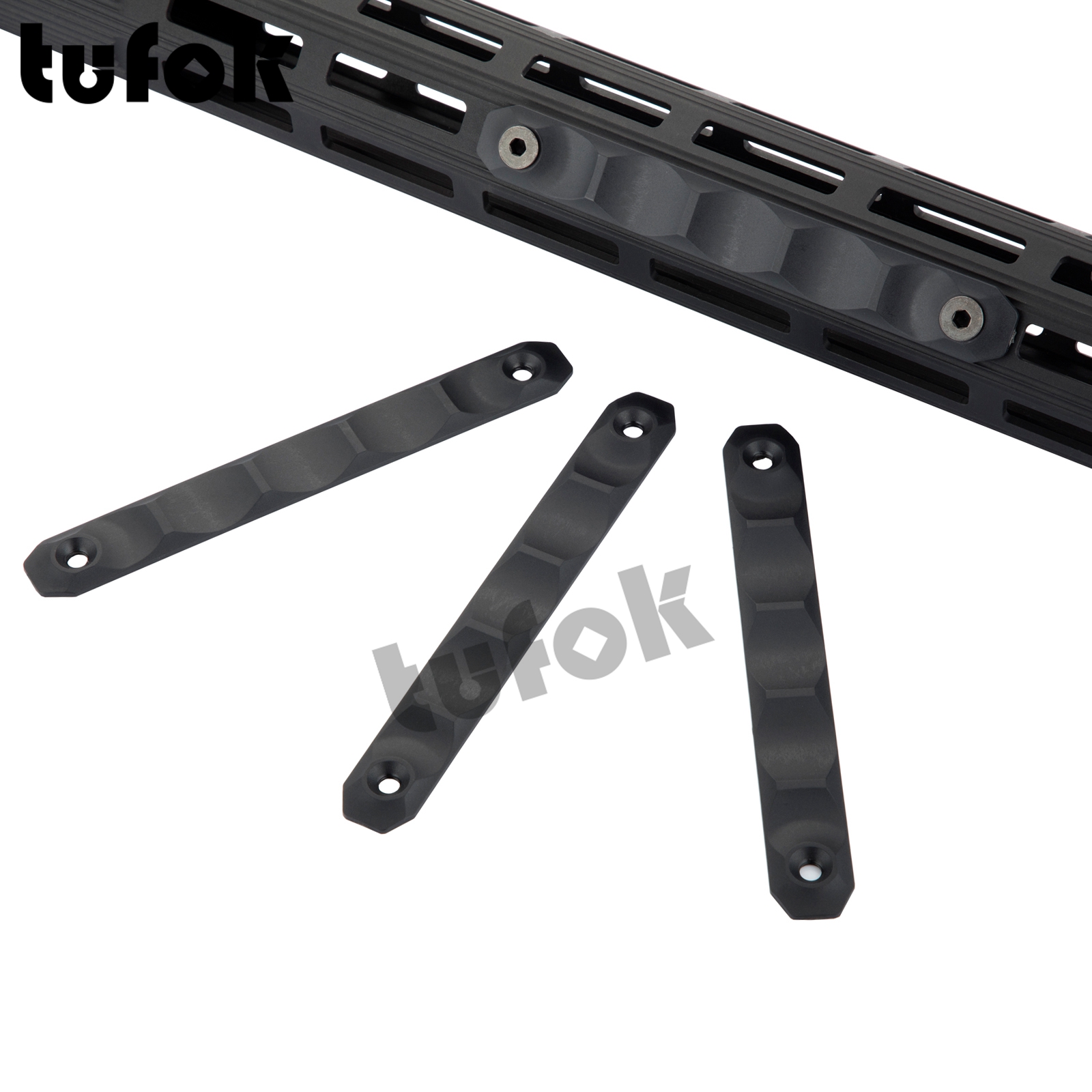 Tufok M-lok Handguard Rail Panel Cover 4pcs For AR15 Hand Protection ...